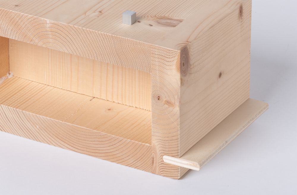 Hohlkastenelemente aus Holz | Material-Archiv
