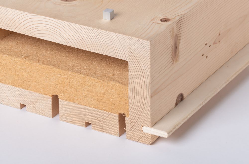 Hohlkastenelemente aus Holz | Material-Archiv