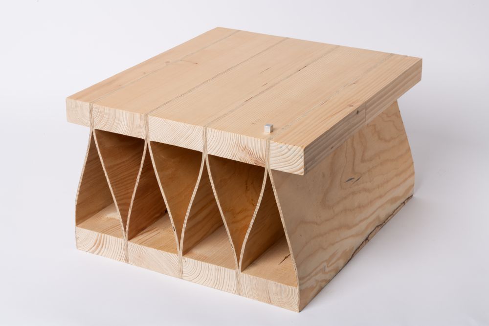 Hohlkastenelemente aus Holz | Material-Archiv