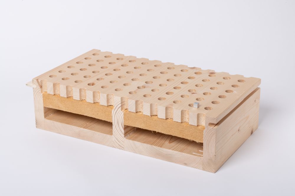 Hohlkastenelemente aus Holz | Material-Archiv