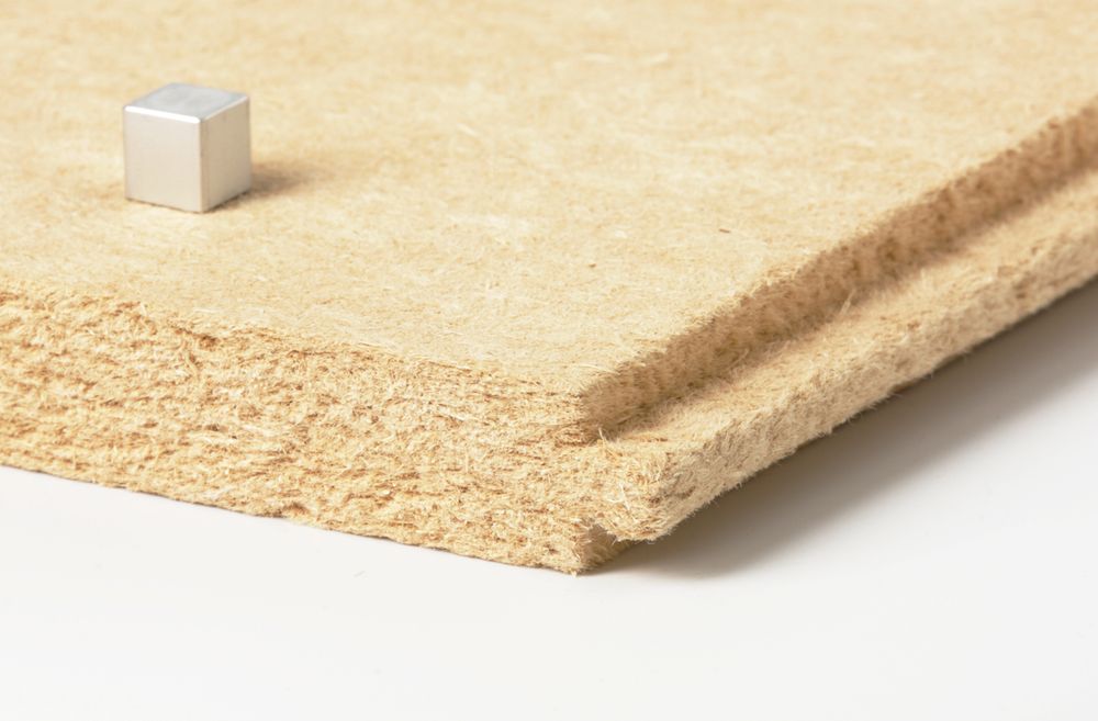 Poröse Holzfaserplatten, bindemittelfrei | Material-Archiv