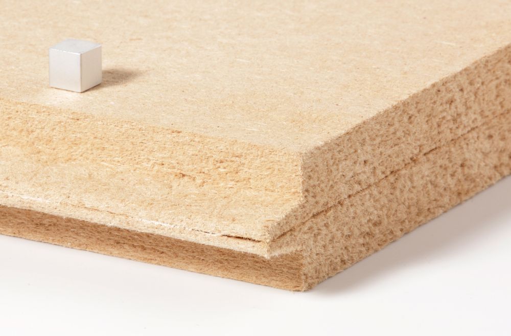 Poröse Holzfaserplatten, bindemittelfrei | Material-Archiv