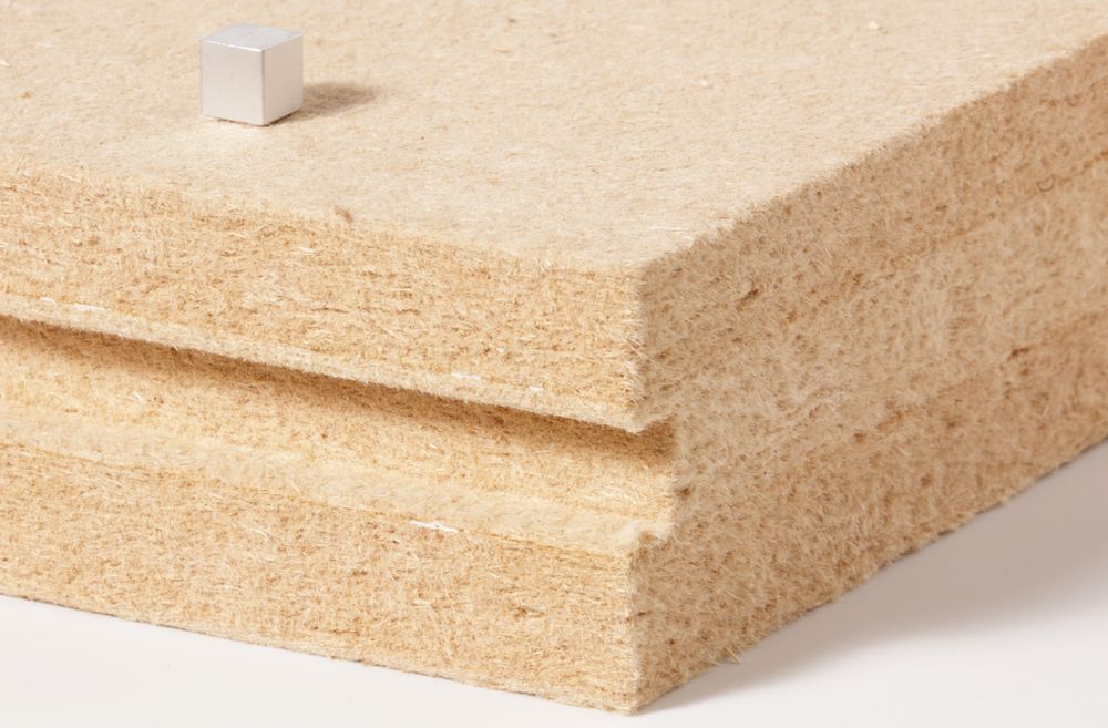 Poröse Holzfaserplatten, bindemittelfrei | Material-Archiv